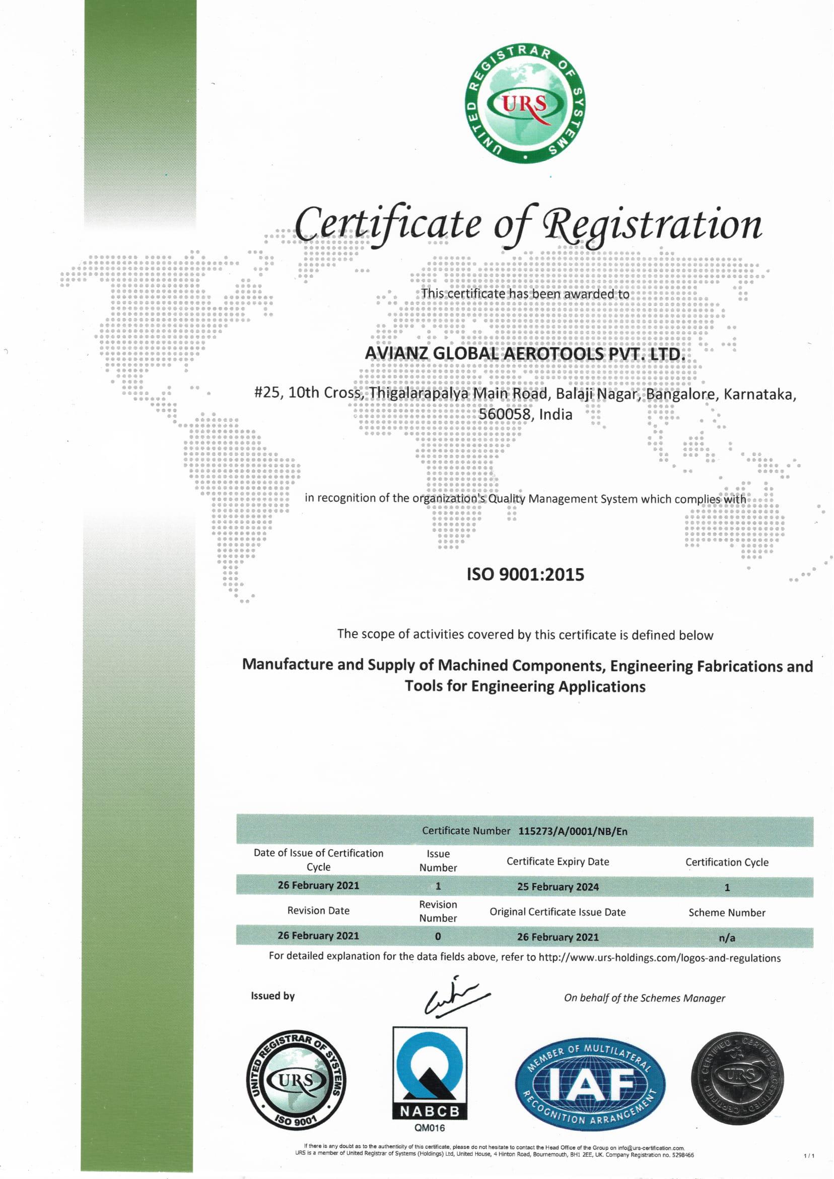Avianz Global Aerotools Pvt Ltd